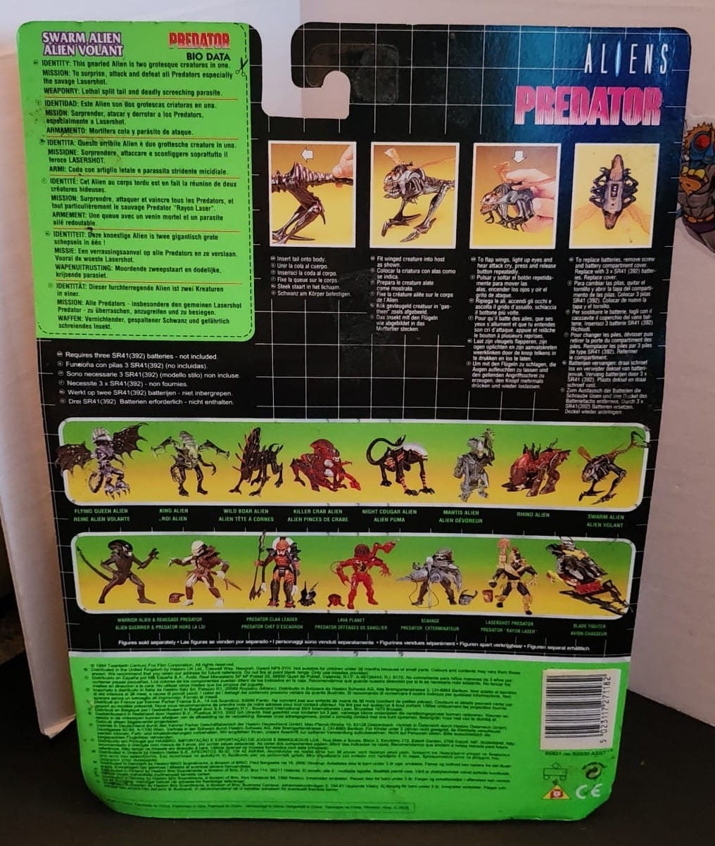 1994 Kenner Aliens Swarm Alien Electronic Sound Action Figure New ...