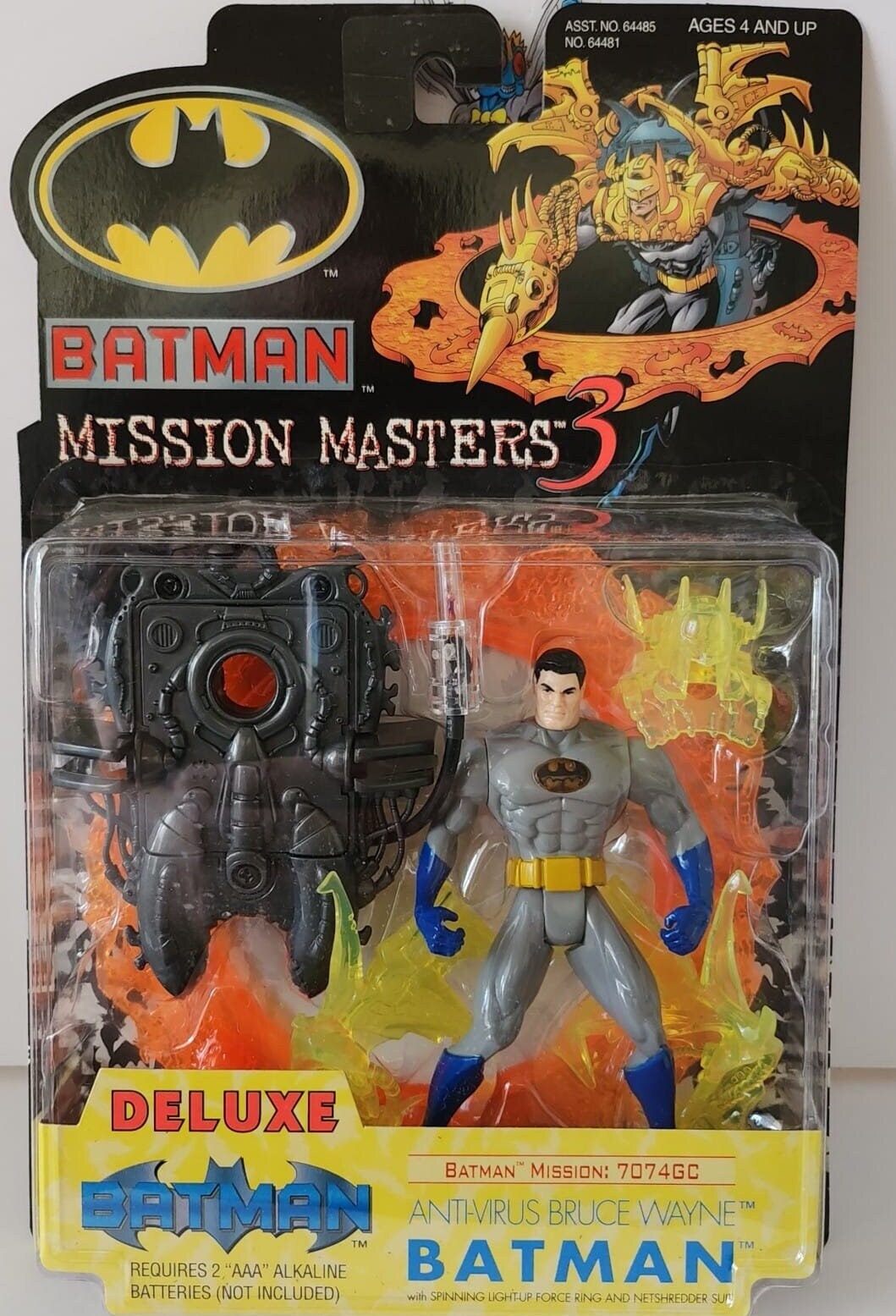 2000 Hasbro Batman Mission Masters 3 Deluxe Anti Virus Bruce Wayne ...