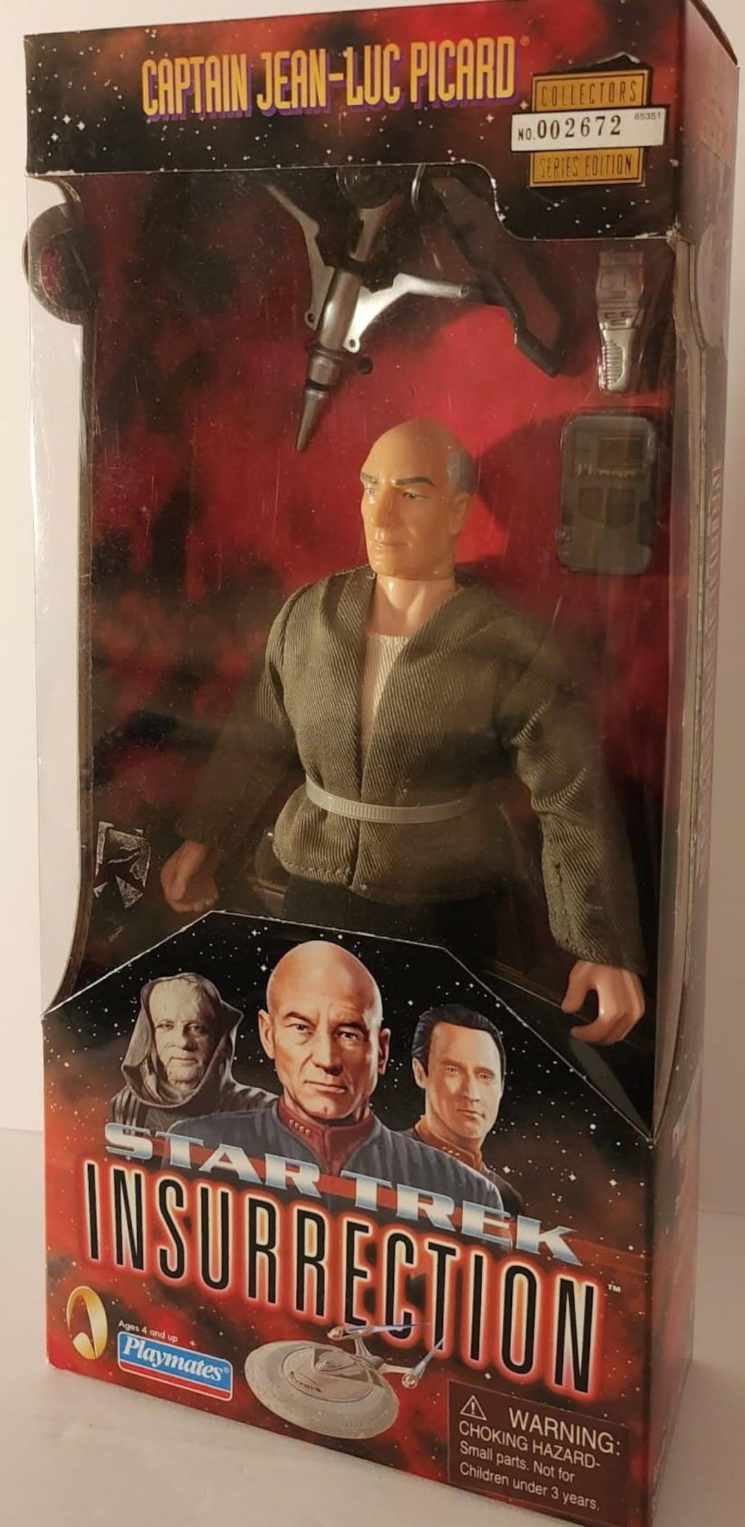 1998 Star Trek Insurrection 9 Inch Collectors Series Captain Jean Luc ...