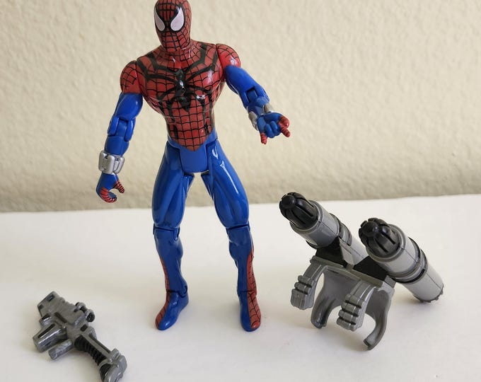 1996 Toy Biz Spider-man Collector Series New Spider-man Venom ...