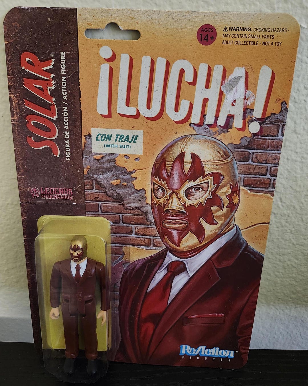 Legends of Lucha Libre Solar Red Suit Reaction Figure New Sealed ...