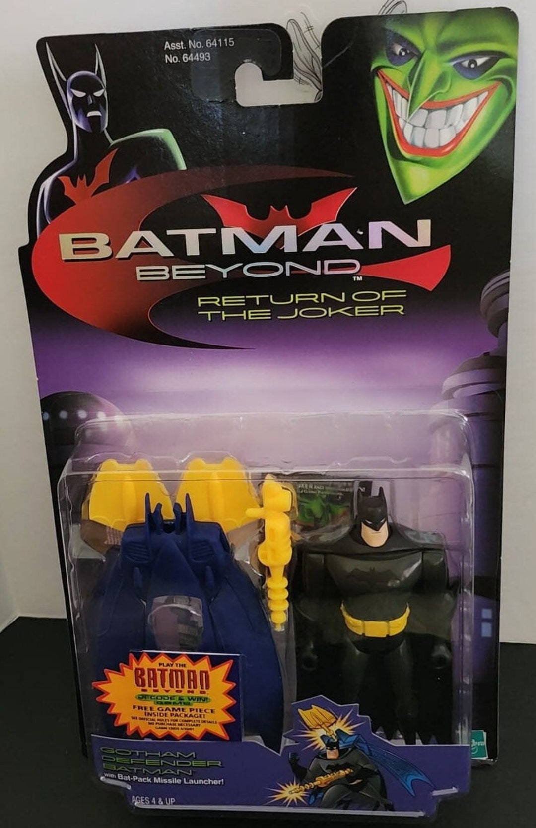2000 Hasbro Batman Beyond Return of the Joker Gotham Defender Batman ...