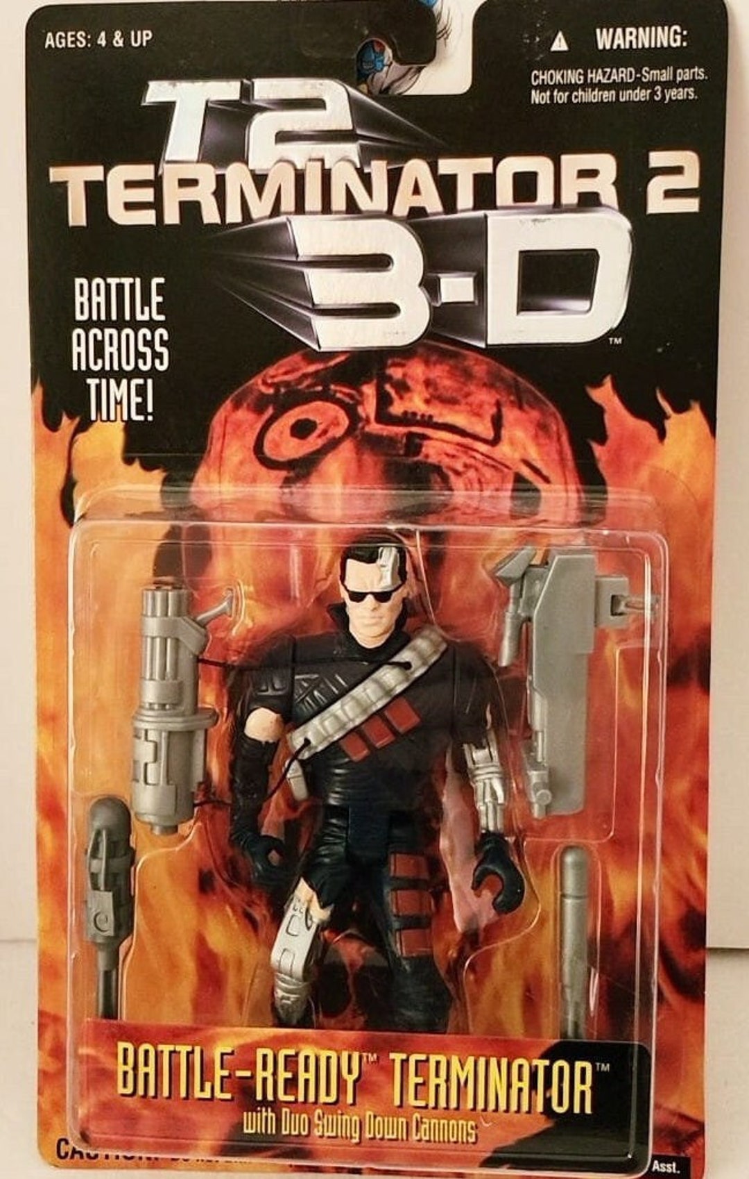 1997 Kenner Terminator 2 3-D Battle Ready Terminator Action Figure New ...