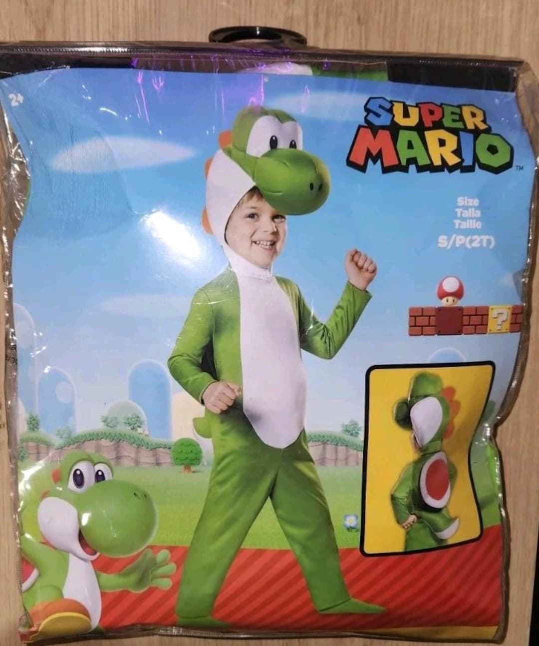 Nintendo Super Mario Bros Yoshi Childs Costume Size 2T New in Package ...