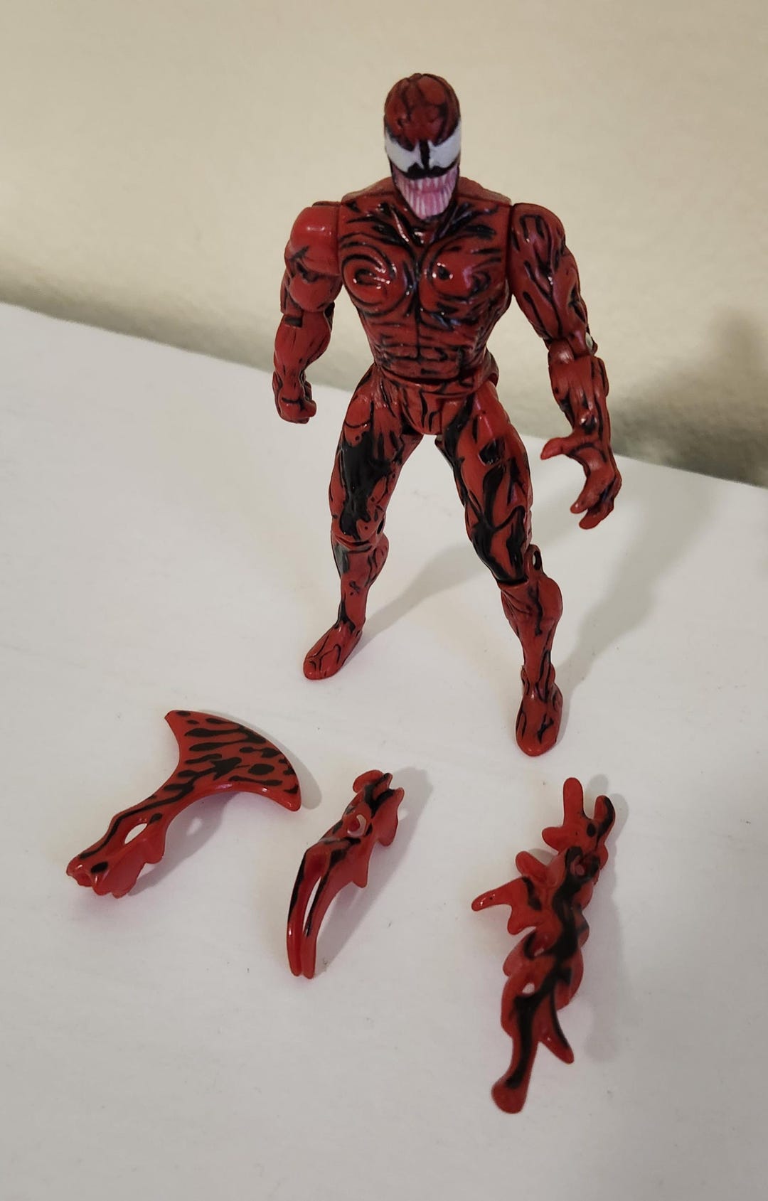 1994 Toy Biz Spider-man Carnage Action Figure Marvel Comics Complete ...