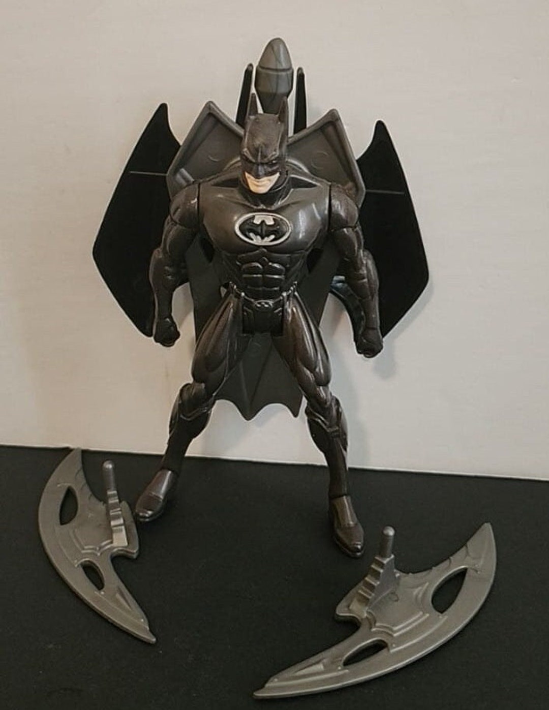 1997 Kenner Batman & Robin Batman and Robin Hover Attack Batman Action ...