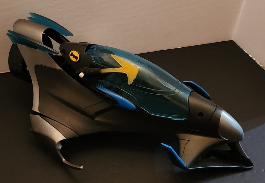 2004 Mattel the Batman 3 in 1 Batjet Action Figure Vehicle Complete ...