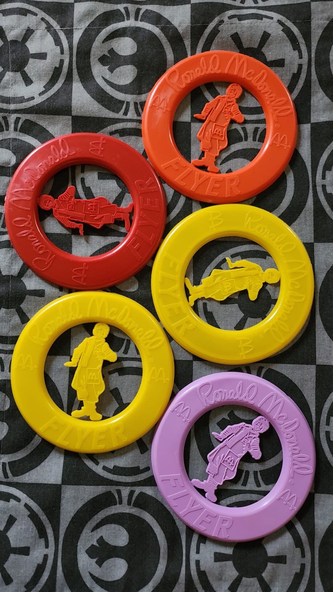 Vintage 1980 Ronald Mcdonald Frisbee Flyers Disc Lot All Nice Condition ...