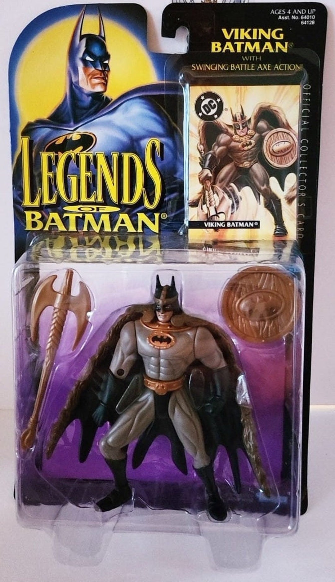 1996 Kenner Legends of Batman Viking Batman Action Figure New Sealed ...