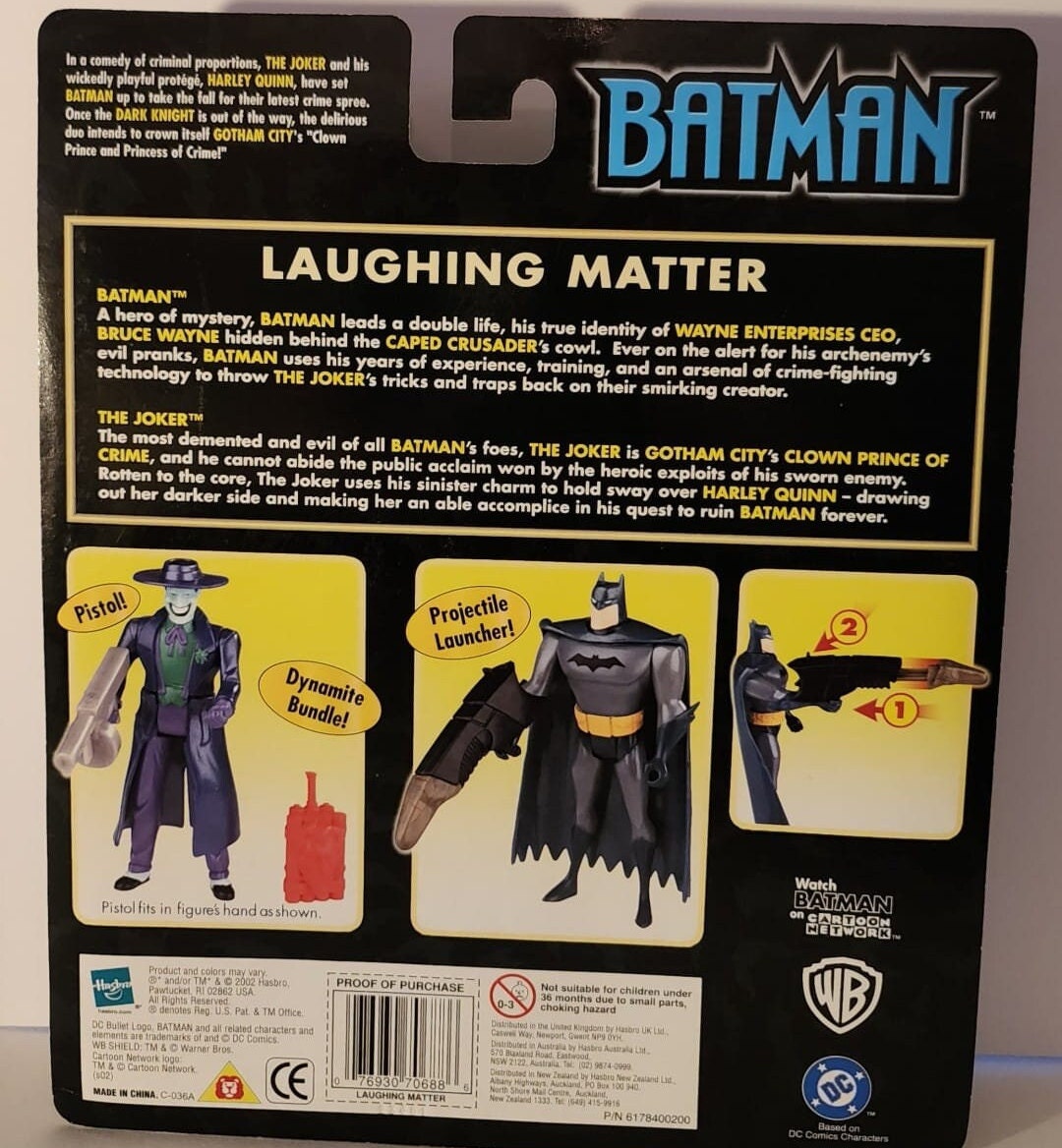 2002 Hasbro Batman Laughing Matter Batman Vs. the Joker Action - Etsy