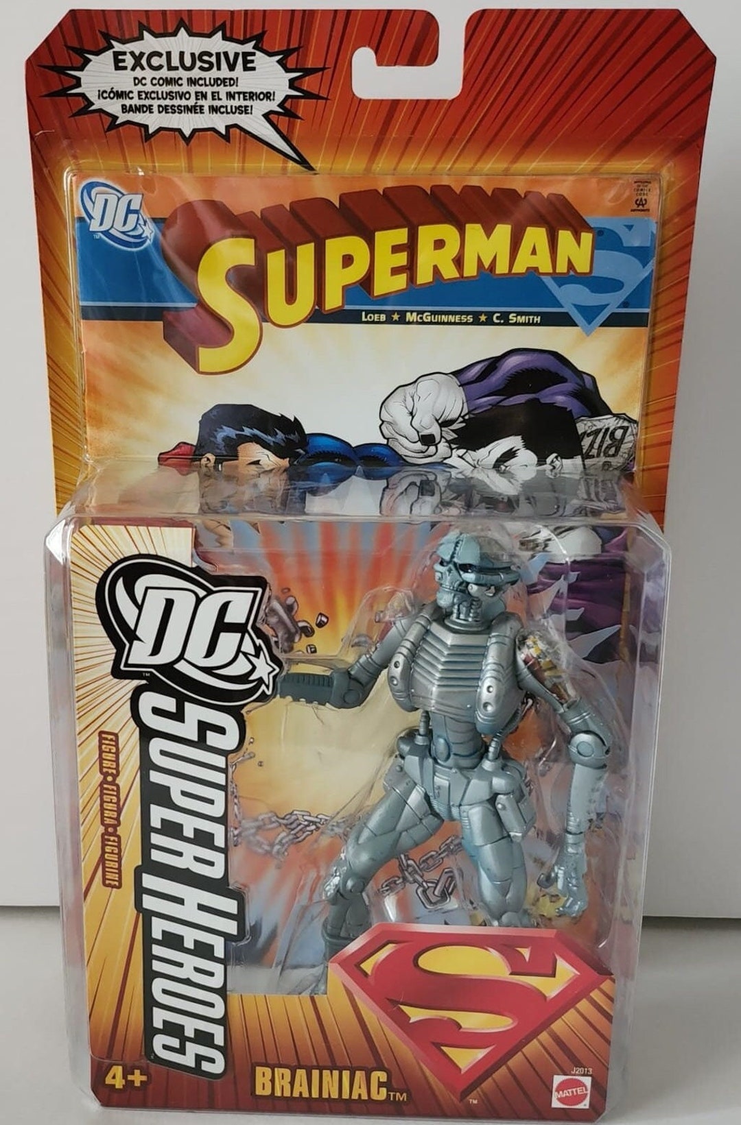 Mattel DC Super Heroes Superman Brainiac Action Figure Select Sculpt New Sealed Package - Etsy