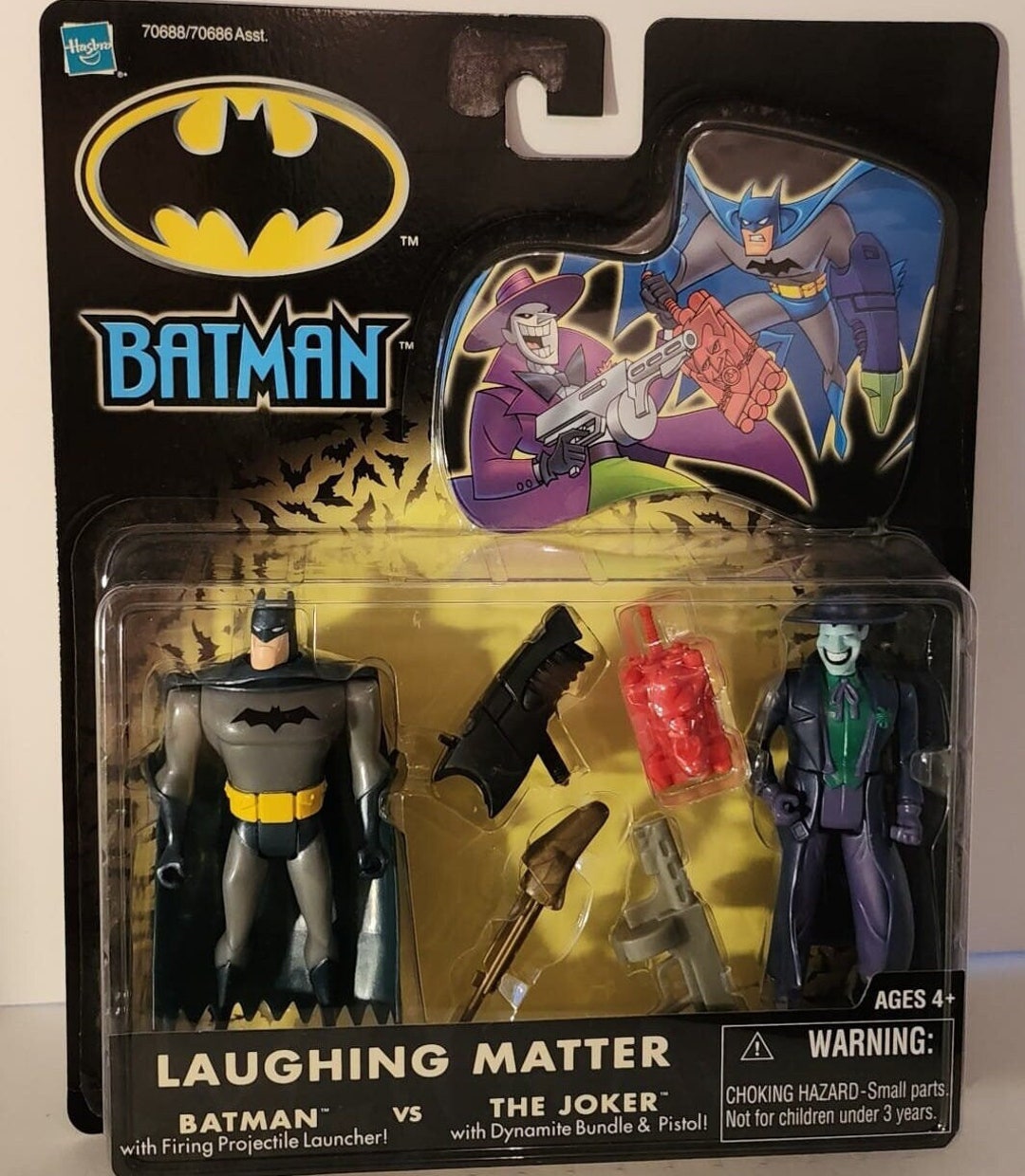 2002 Hasbro Batman Laughing Matter Batman Vs. the Joker Action - Etsy