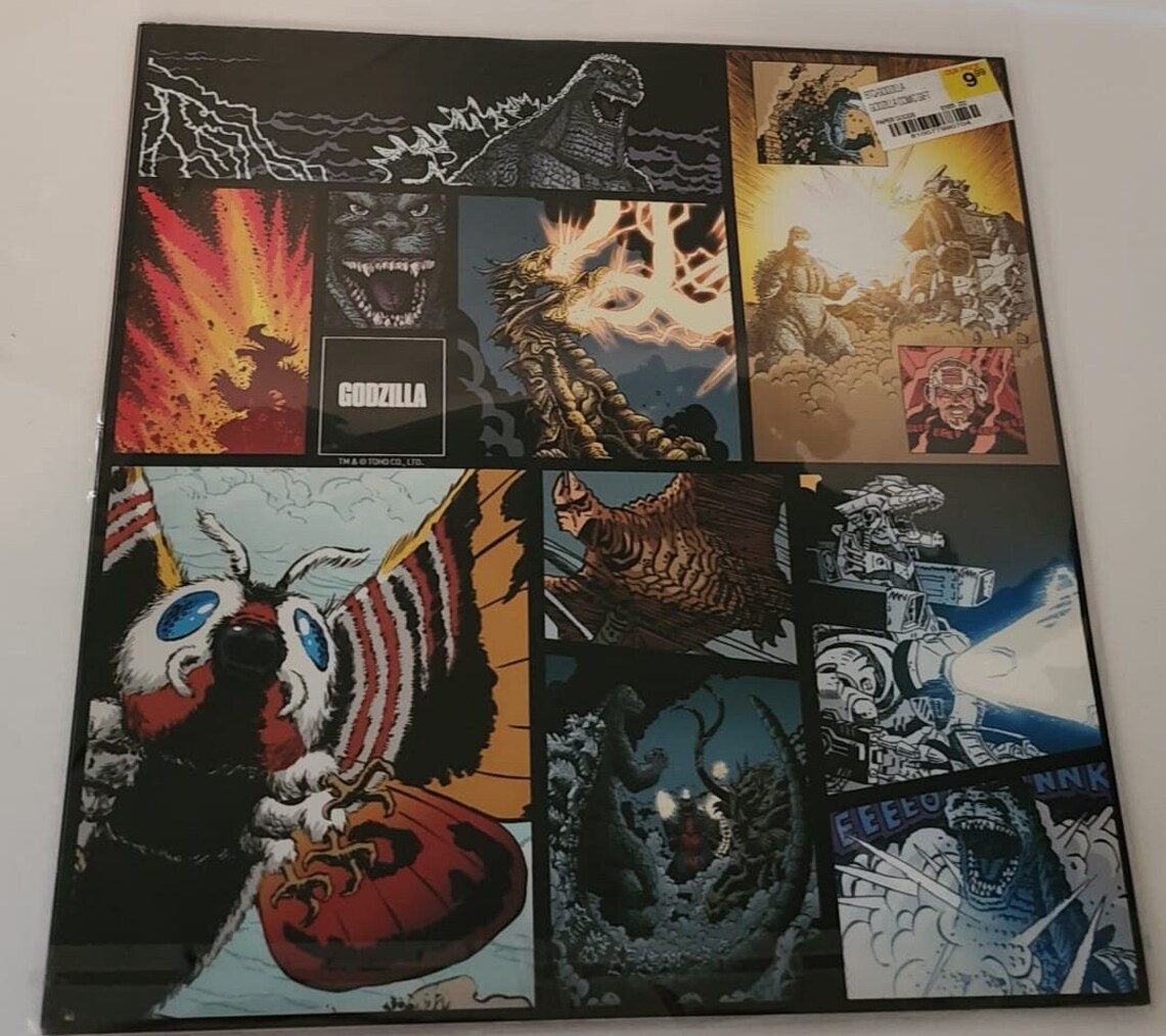 Toho Godzilla Gift Wrap Kit Wrapping Paper Gift Tags Ribbon - Etsy