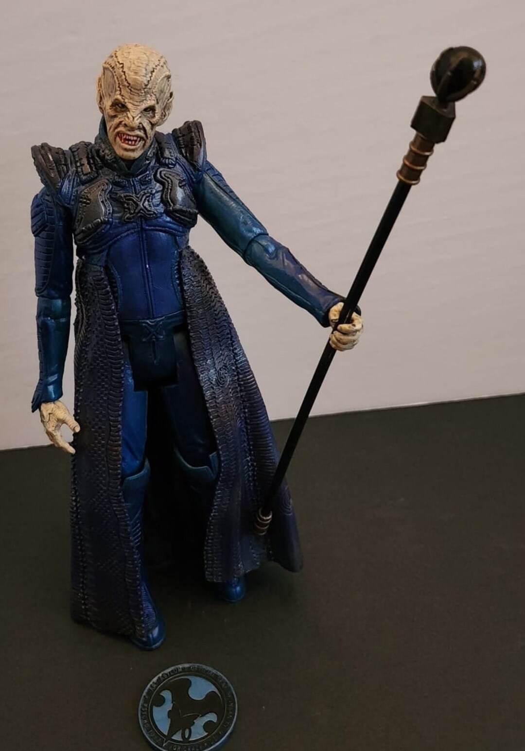2002 Art Asylum Star Trek Nemesis Viceroy Action Figure Complete Nice ...