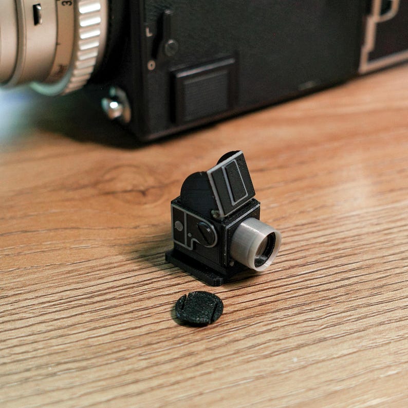 Hasselblad-style Mini Hot Shoe Cover W/ Waist Level Finder – Retro DSLR ...