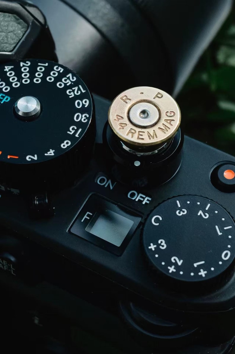 Brass Bullet Shutter Release Button – Recycled Primer for Film & DSLR ...