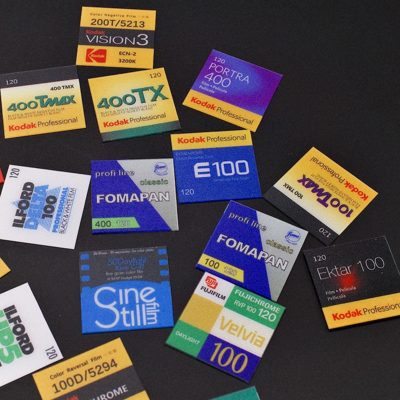 Film Stock Reminder Tabs – ISO Memo Cards & Sticky Inserts for Analog ...