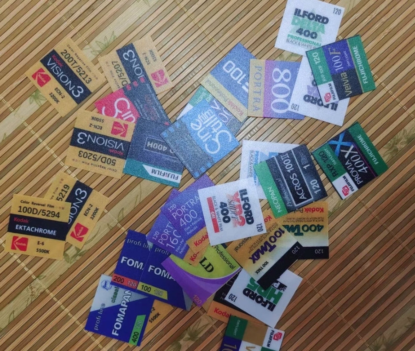 Film Stock Reminder Tabs – ISO Memo Cards & Inserts for Film Cameras ...