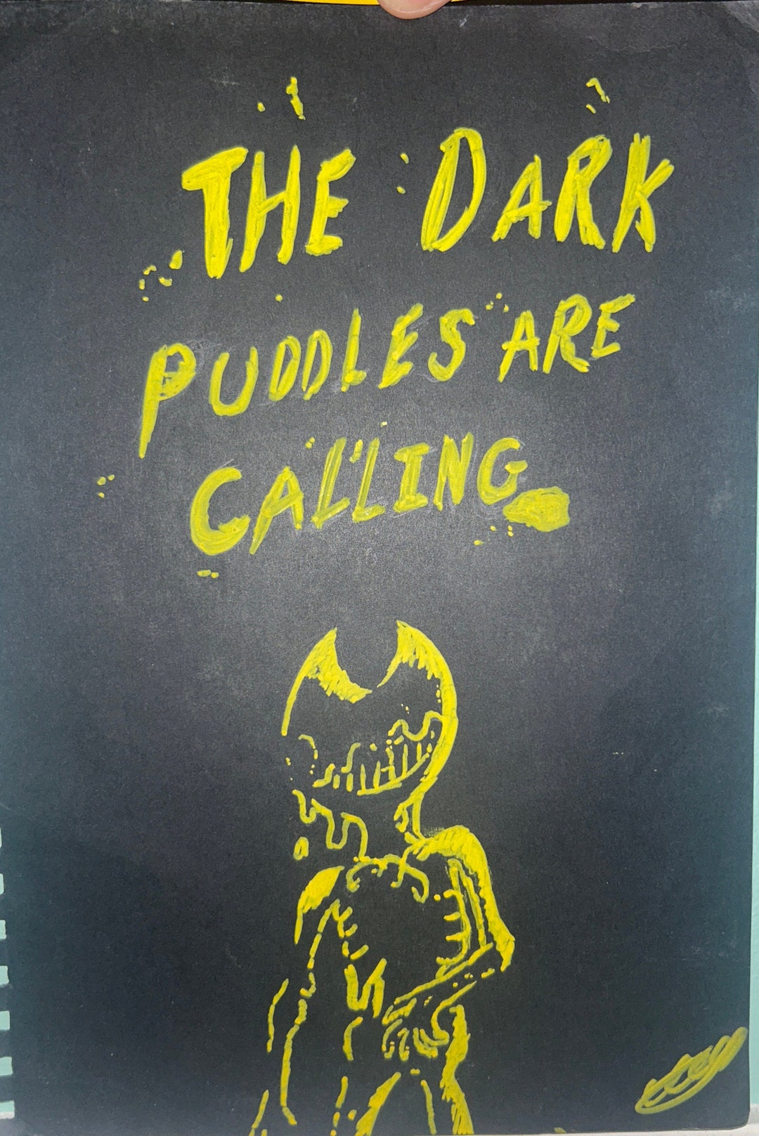 THE DARK PUDDLES Ink Bendy Piece - Etsy