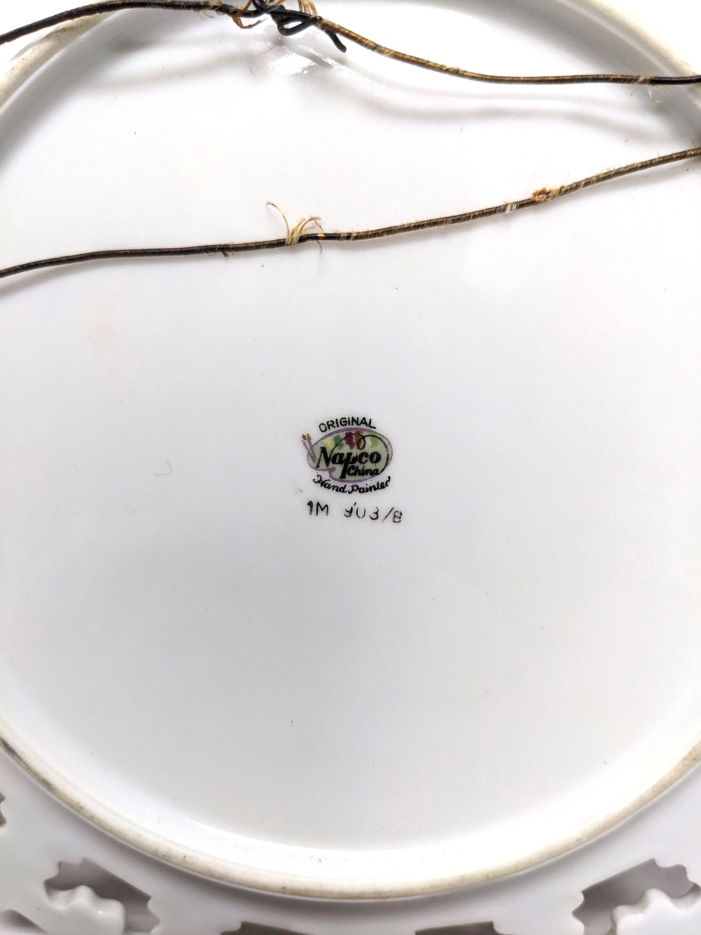 Vintage Napco Hand Painted China Fruit Decorative Plate - Etsy