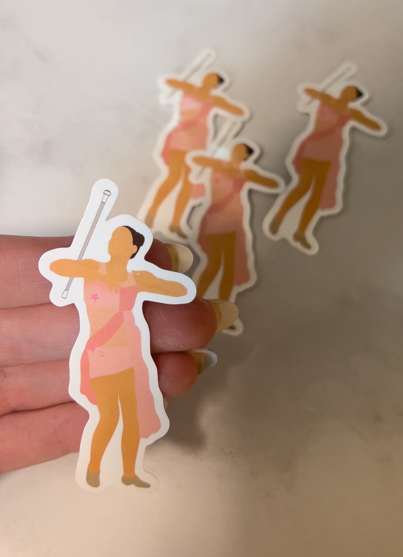 Baton Twirler Sticker No Drop Sticker Stickers for Twirlers Twirling ...
