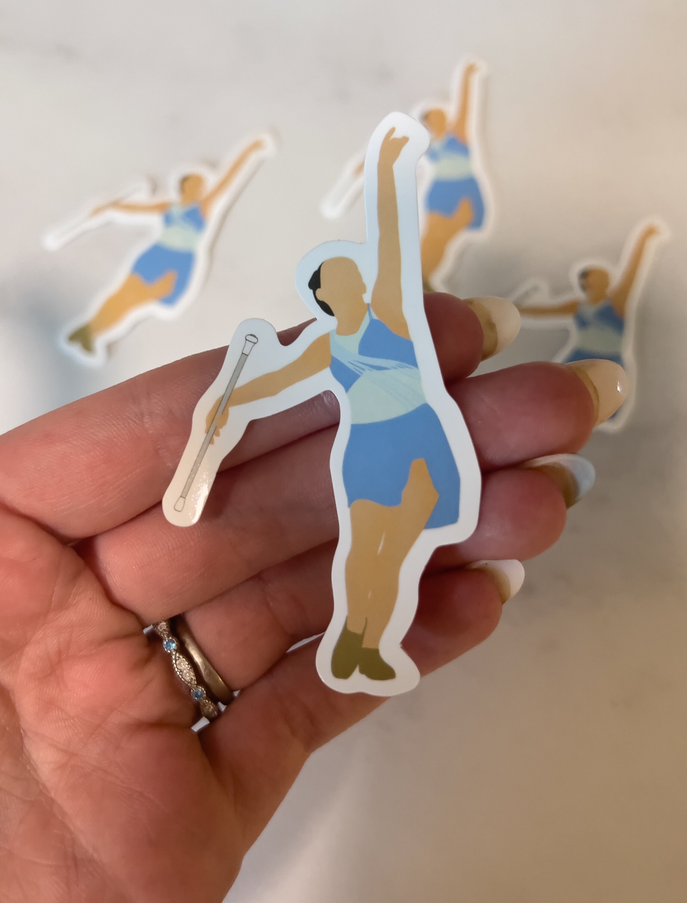Baton Twirler Sticker No Drop Sticker Stickers for Twirlers Twirling ...
