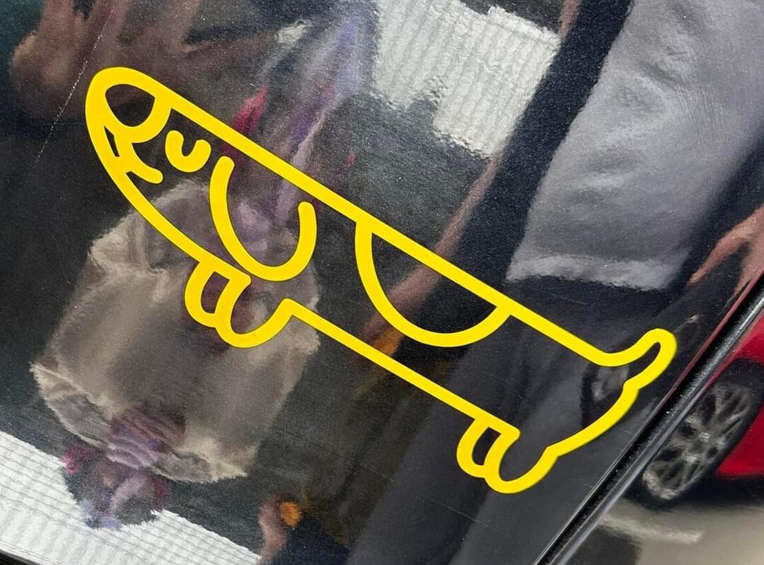 Sausage Dog Decal - Etsy UK