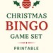 Christmas Bingo Printable Game – Kids Classroom Activity – Holiday ...