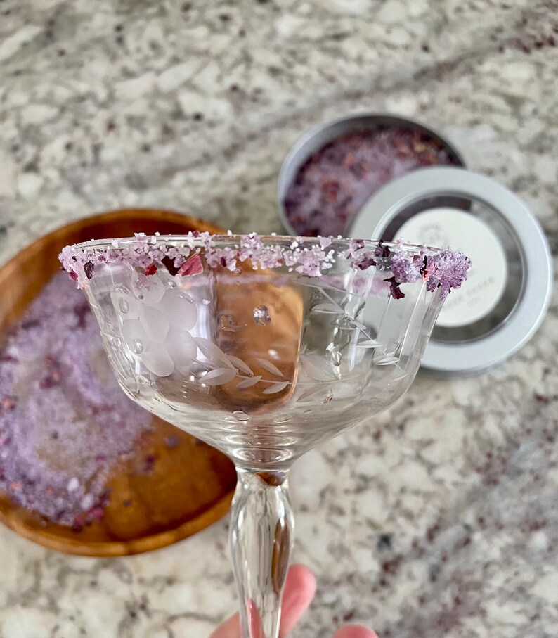 Rose Rimming Sugar Cocktail Kit Wedding Signature Cocktail Summer ...