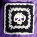 Skeleton Granny Square: Halloween Crochet PATTERN Includes Photo ...