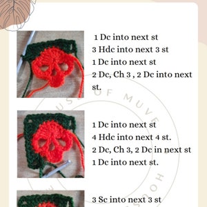 Crochet Pattern, Skull Granny Square, Crochet Skull, Halloween Granny ...