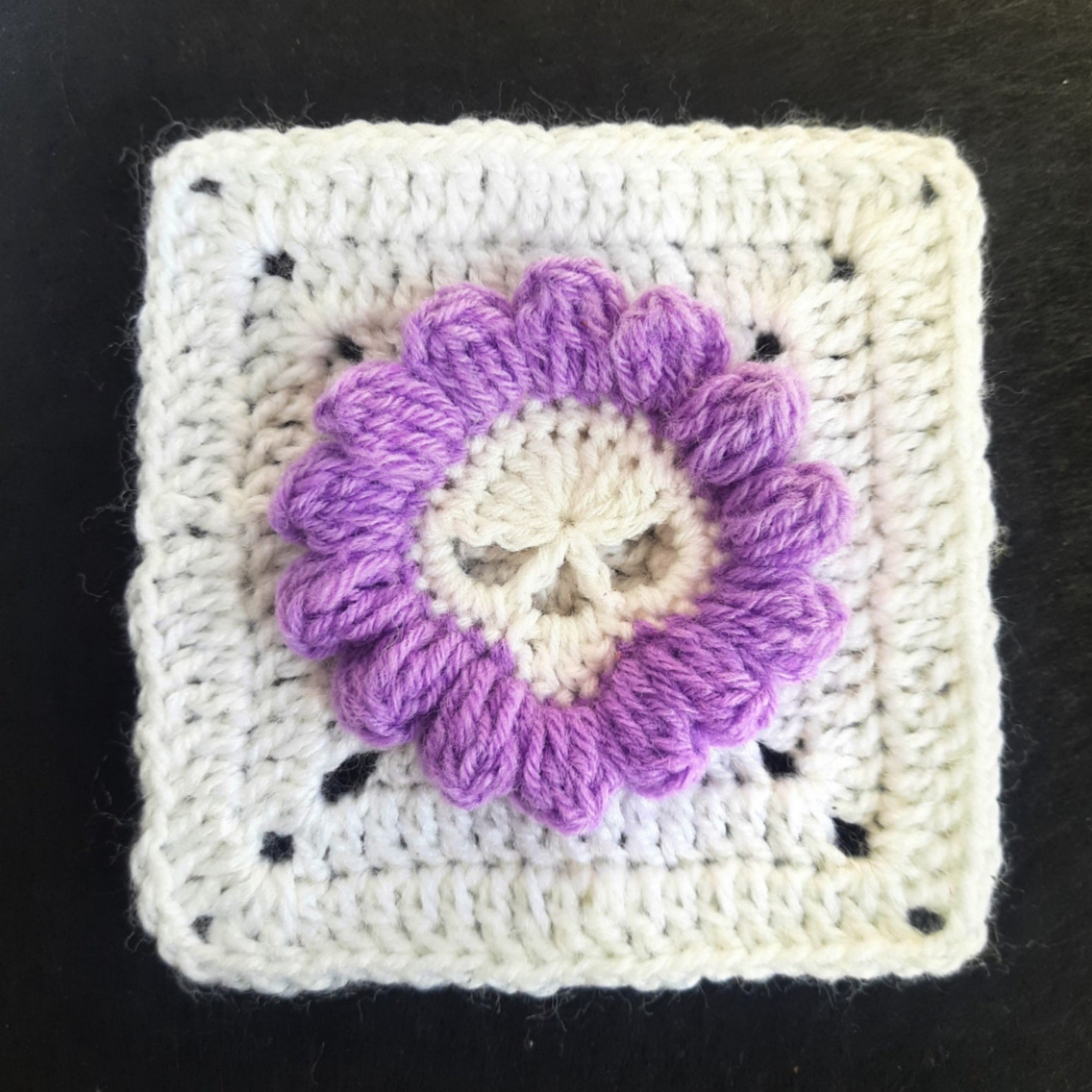 Crochet Skull Flower: Skull Patch PATTERN Includes Photo Instructions ...