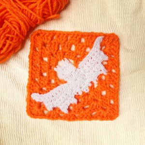Bat Granny Square: Halloween Crochet Pattern, Picture Tutorial Included ...
