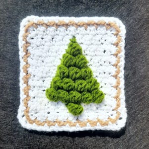 Christmas Tree Afghan: Crochet Pattern, Holiday Winter Blanket, Vintage ...