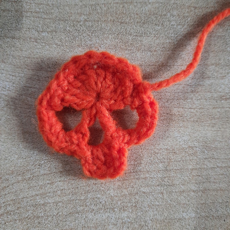Crochet Pattern, Skull Granny Square, Crochet Skull, Halloween Granny ...