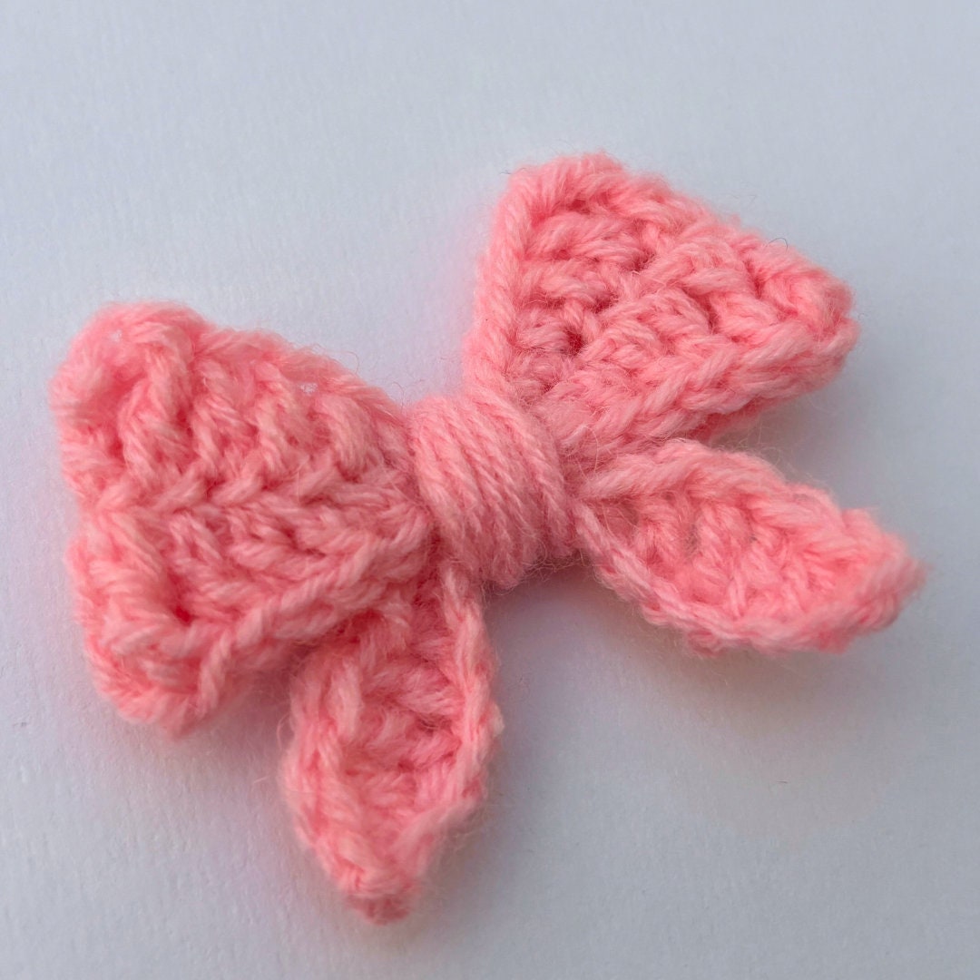 Bow: Valentines Day Ribbon Crochet Pattern, Crochet Hair Accessories ...
