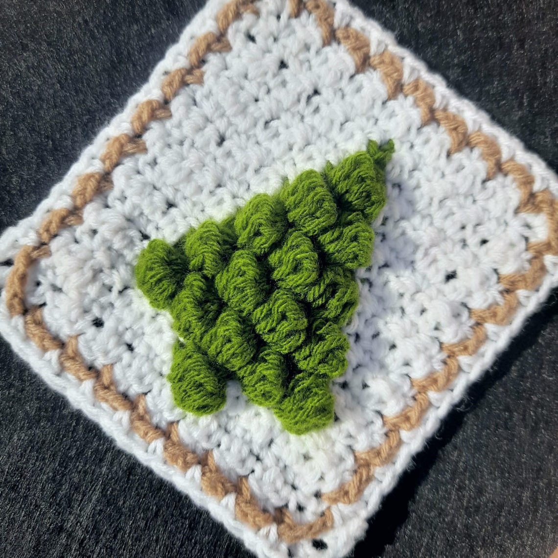 Christmas Tree Afghan: Crochet Pattern, Holiday Winter Blanket, Vintage ...