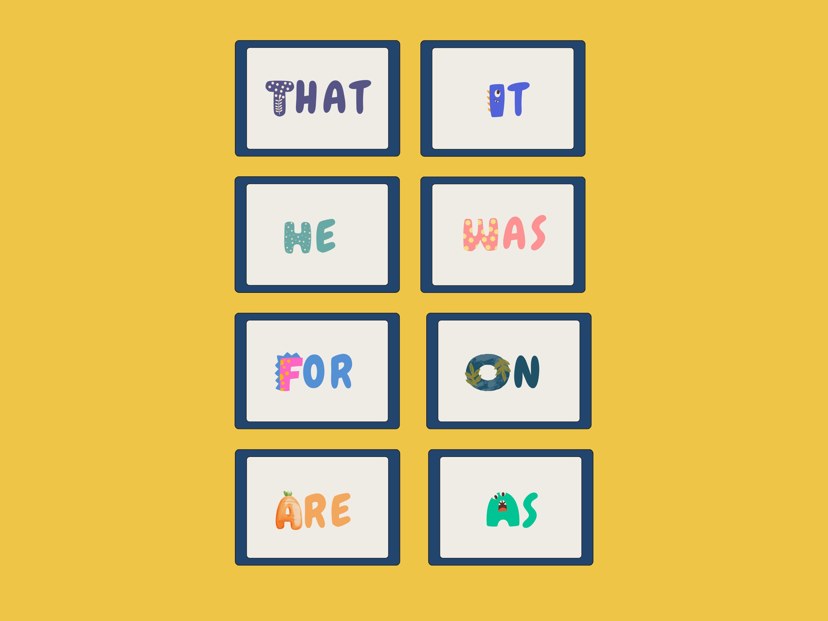 Digital Sight Words Fry's First 1-100 List Printable - Etsy