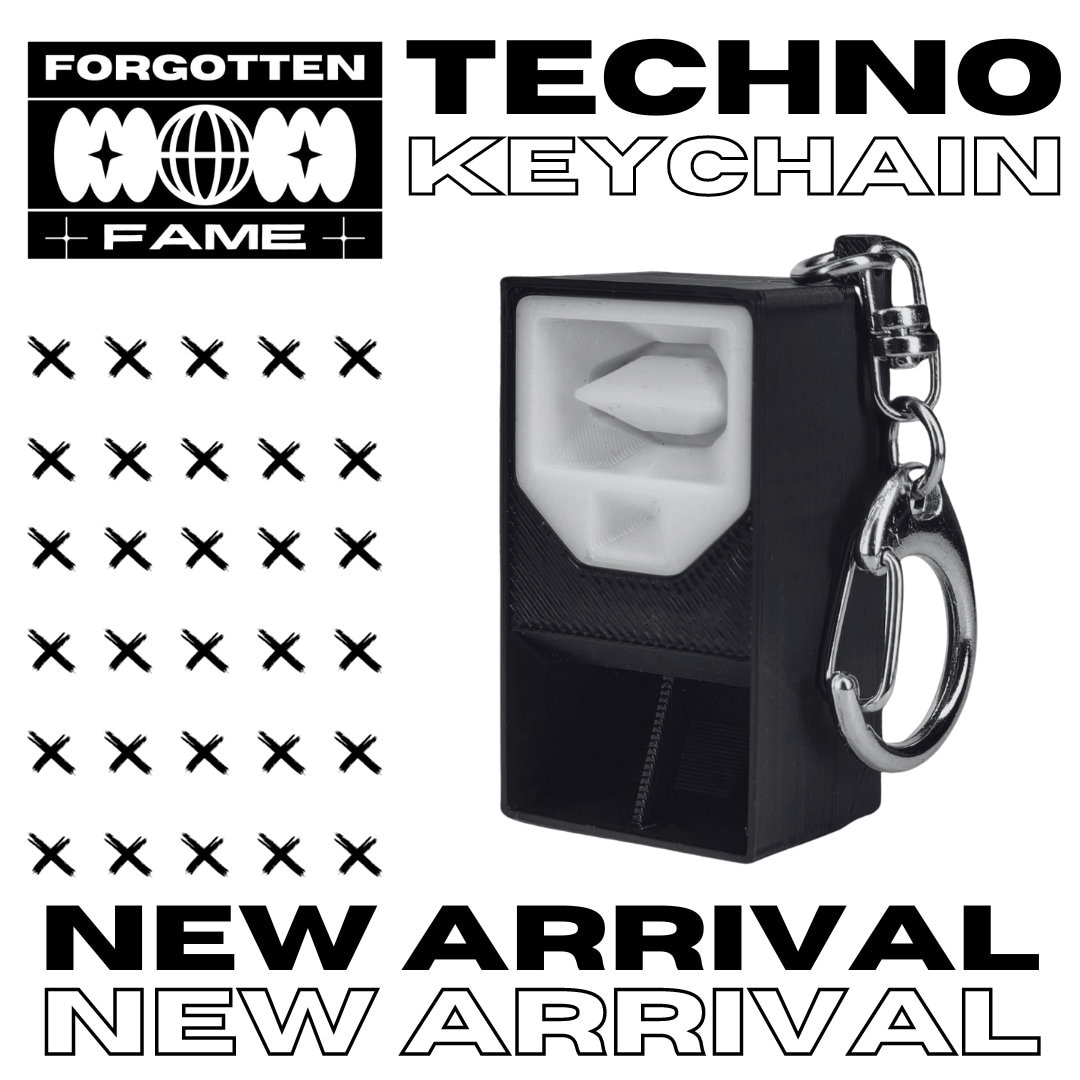 The Techno Keychain - Etsy