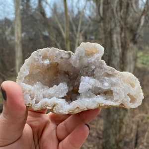Clear Geode Quartz Crystal - Etsy