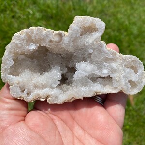 Clear Geode Quartz Crystal - Etsy