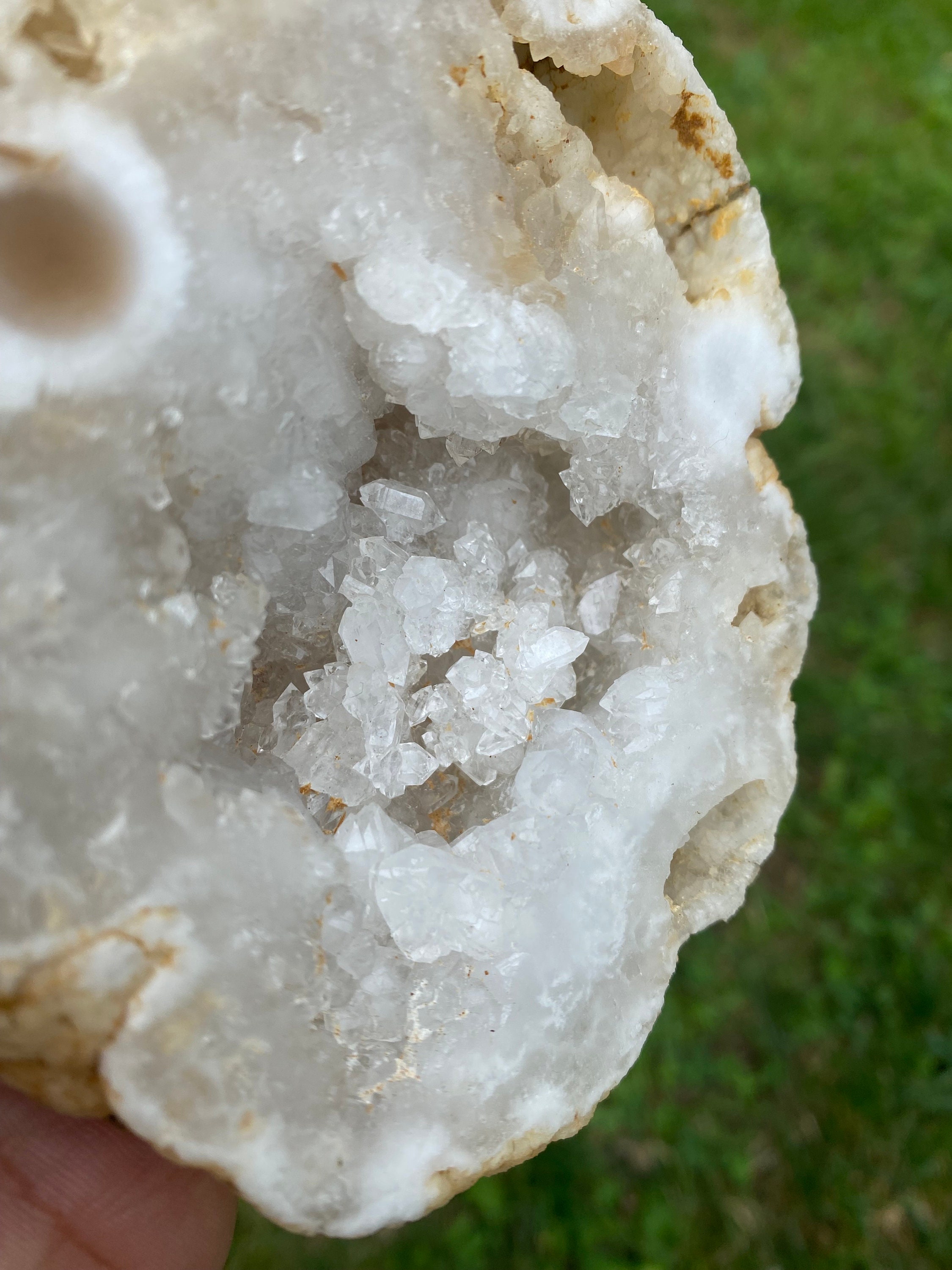 Raw Geode Crystal Cluster | Raw Geode Specimen - Etsy