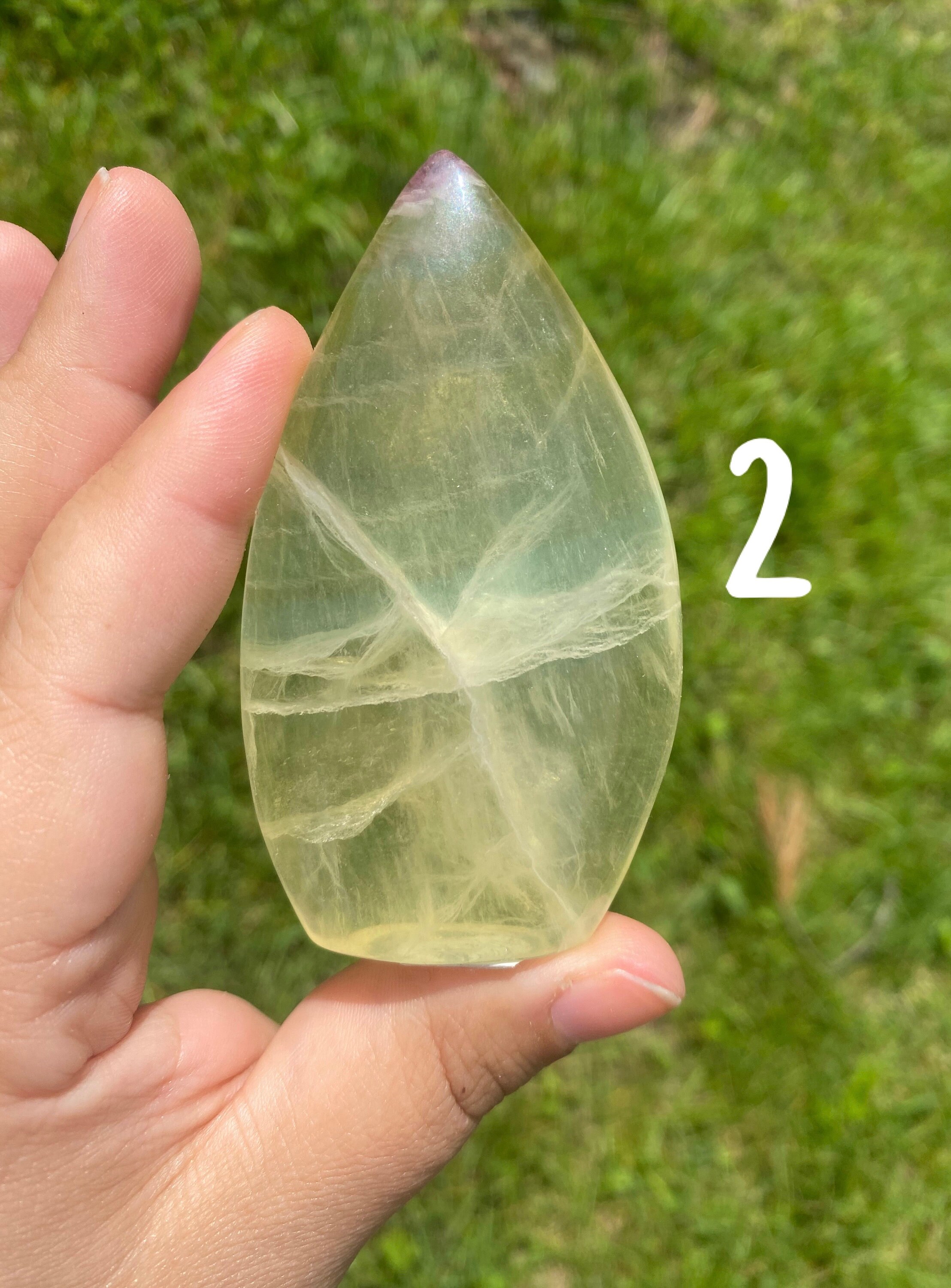 Yellow | Green Candy Fluorite Free Forms - Etsy