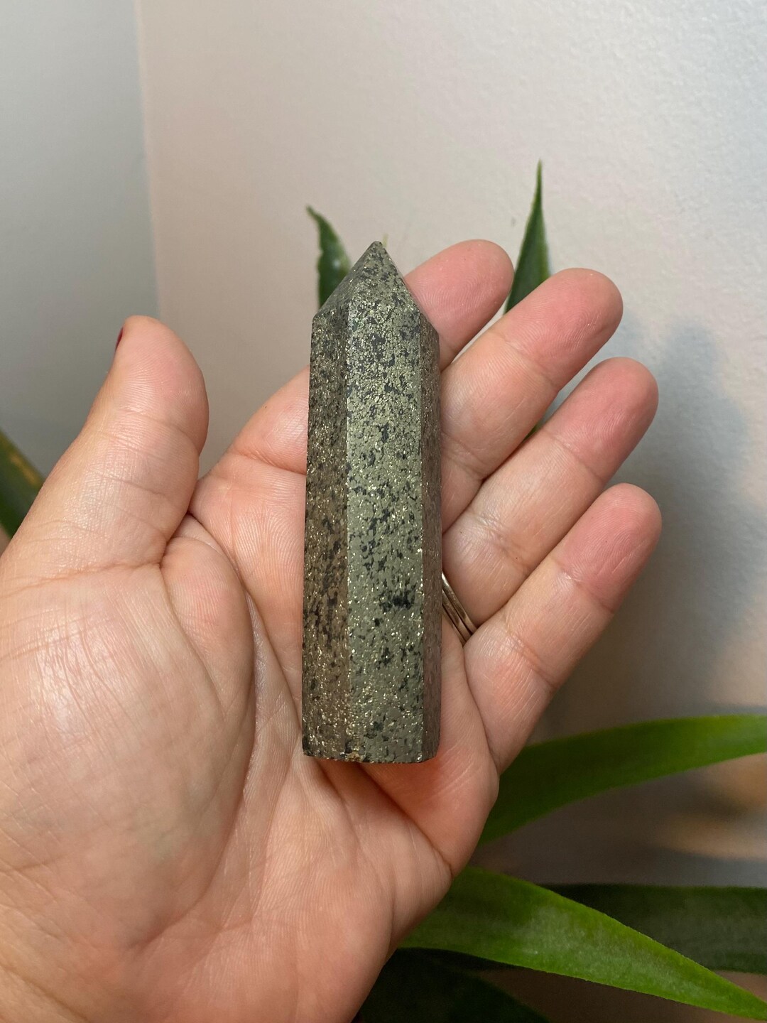 Natural Pyrite Obelisk Point - Etsy