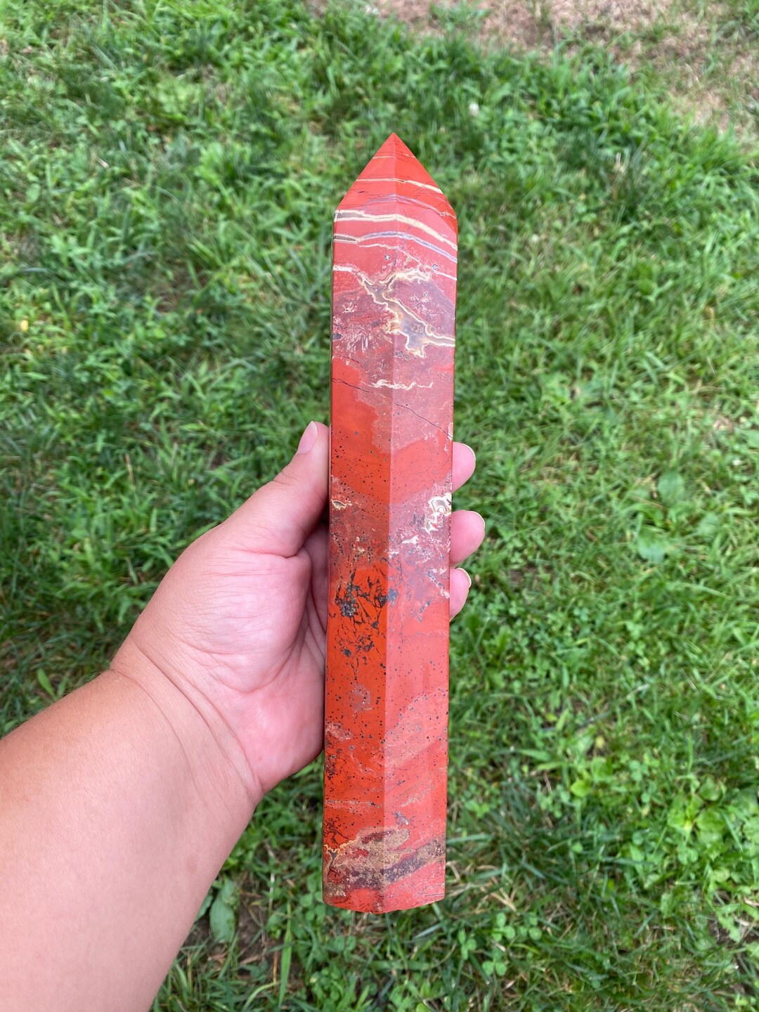 Red Jasper Tower | Large Red Jasper Tower | Red Jasper | Red Jasper ...
