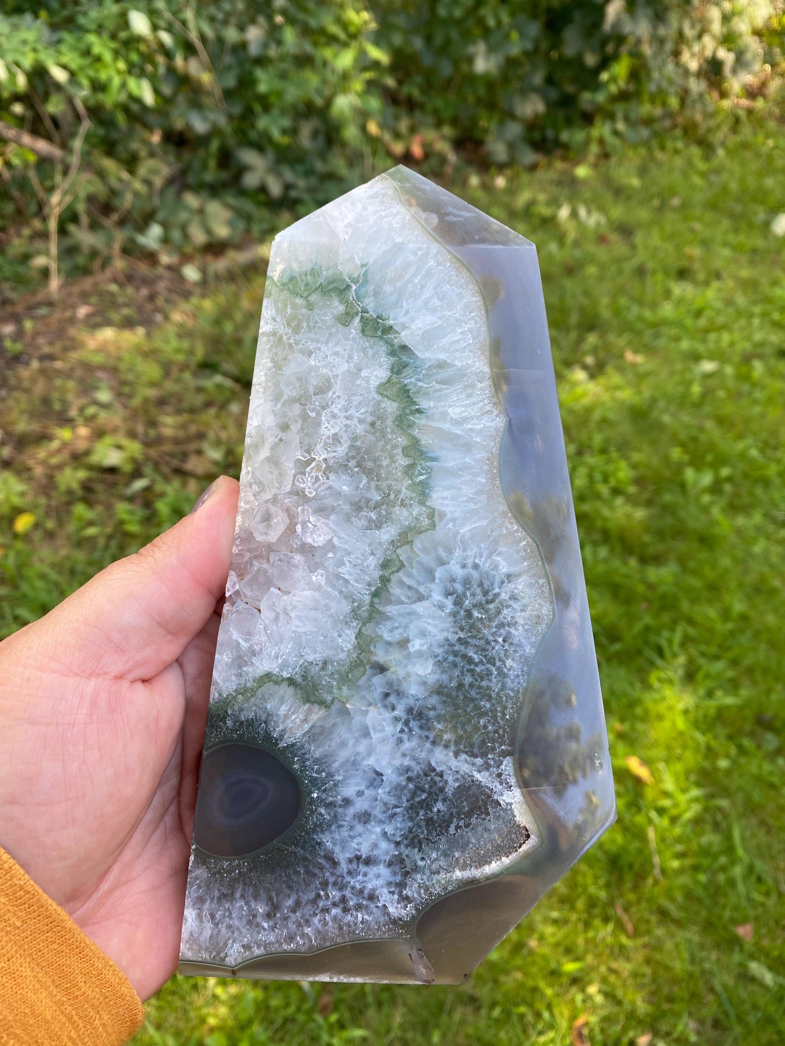 Moss Agate Free Form | Green Quartz Free Form | Crystal Quartz Free ...