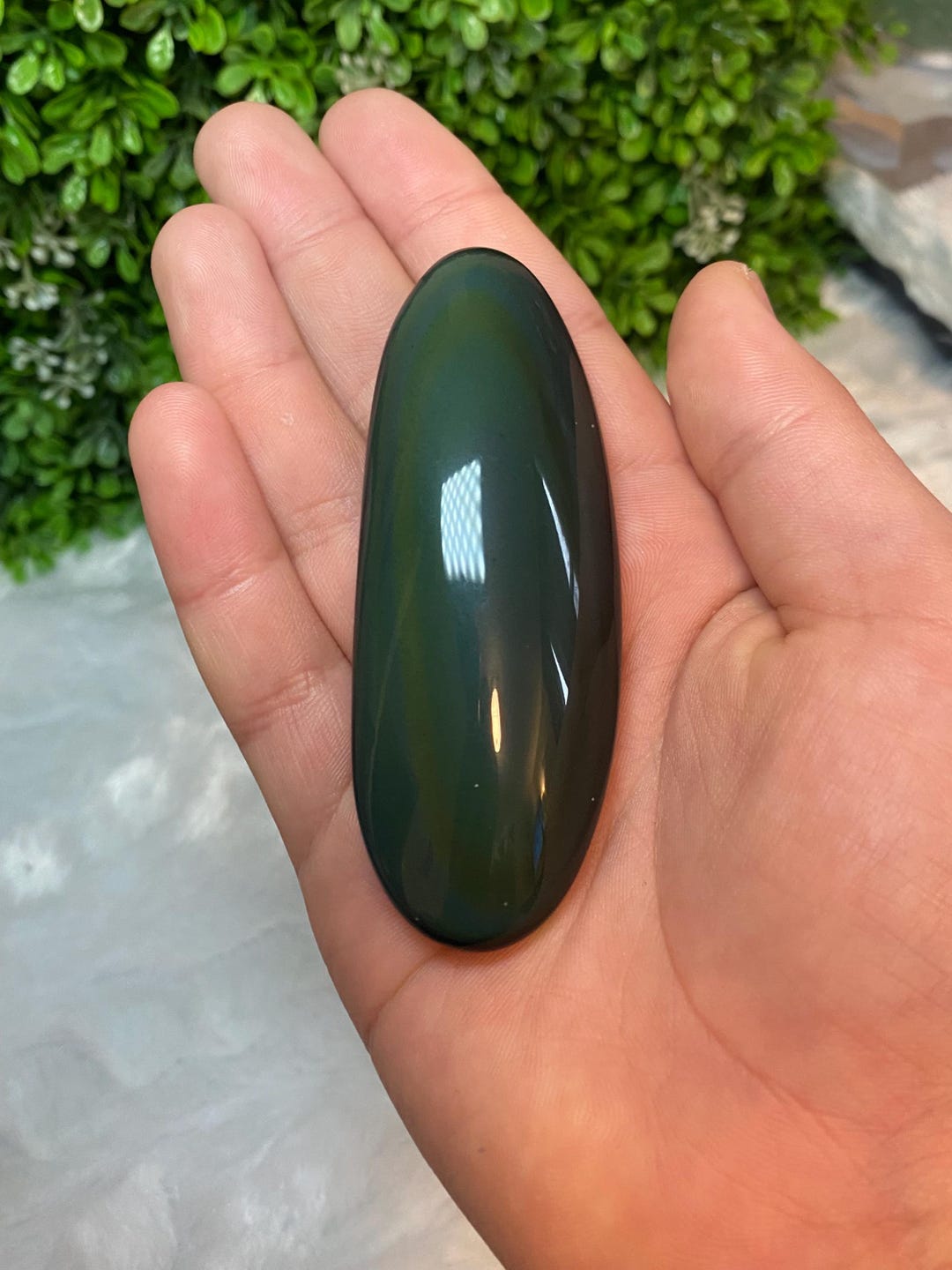 Rainbow Obsidian Palmstone | Rainbow Obsidian | Rainbow Obsidian Stone ...