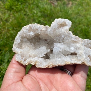 Clear Geode Quartz Crystal - Etsy
