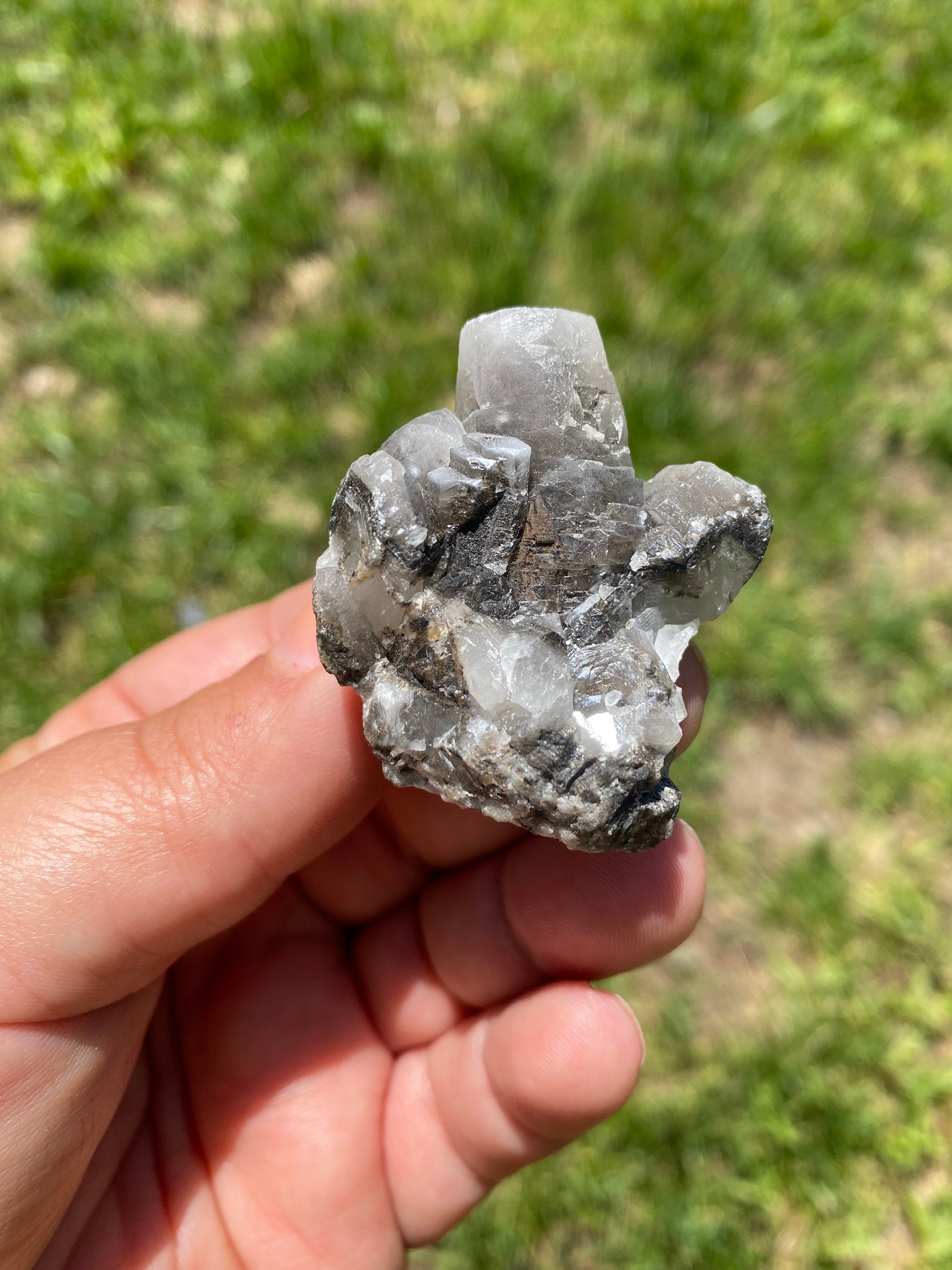 Raw Hexagonal | Columnar Calcite Crystal Cluster - Etsy