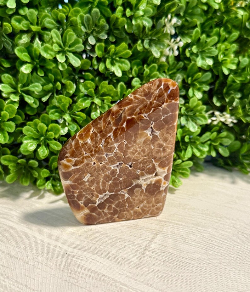 Chocolate Calcite Free Form | Chocolate Calcite Carving | Chocolate ...